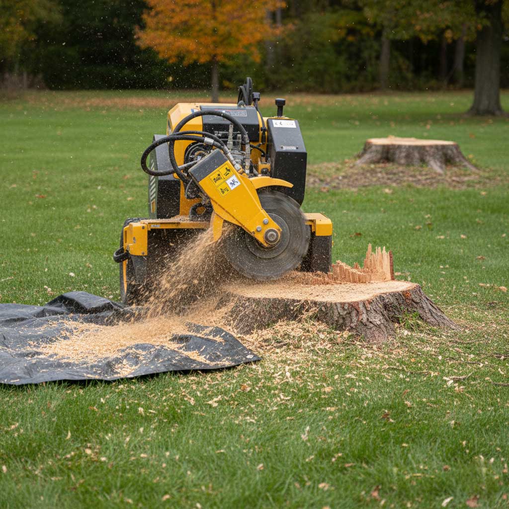 How Stump Grinding Helps Prevent Tree Regrowth - Sindt Tree Service